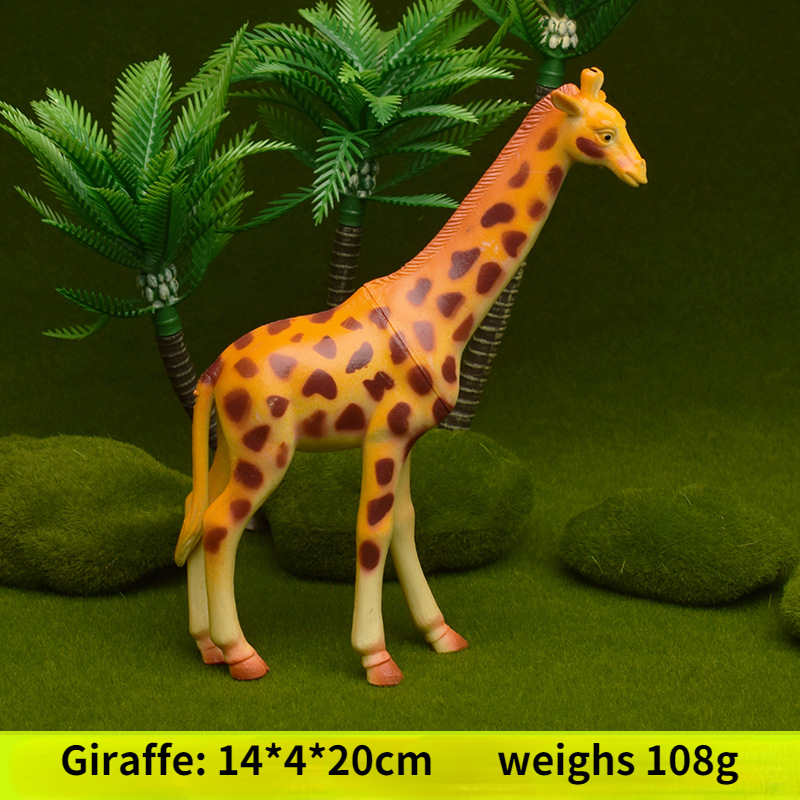 Kawaii Simulation Wild Animal Model Plastic Set Fo... – Grandado