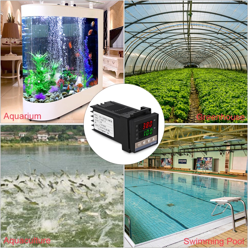 REX-C100 Dual Digital PID Temperature Controller 0... – Grandado