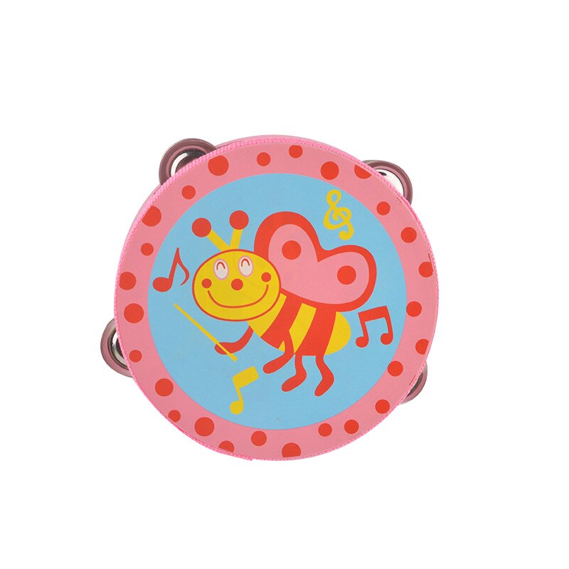 Infants CHILDREN'S Cartoon Wooden Music Drum Kinde... – Grandado