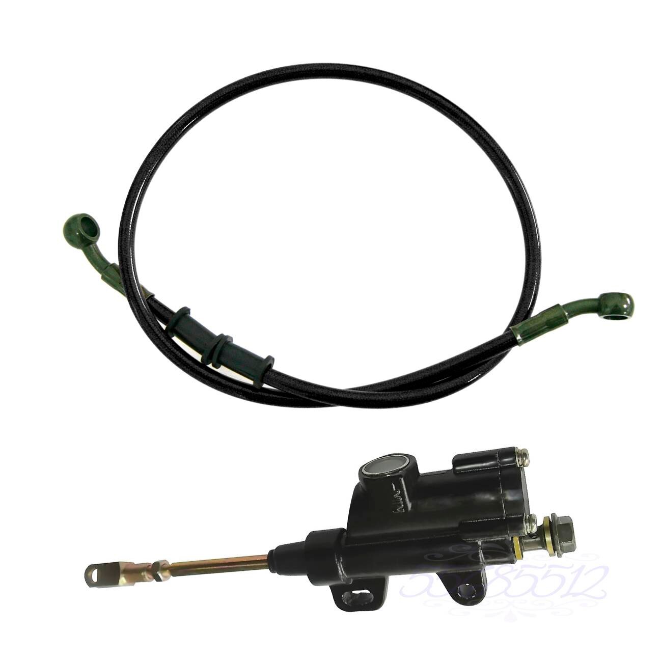 Black 100cm Fuel Line Disc Brake Caliper System 11... – Vicedeal