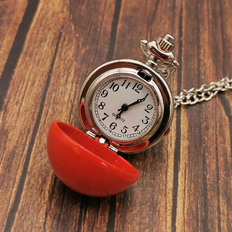 Ball Shape Polish Quartz Pocket Watch Mens Pendant... – Grandado