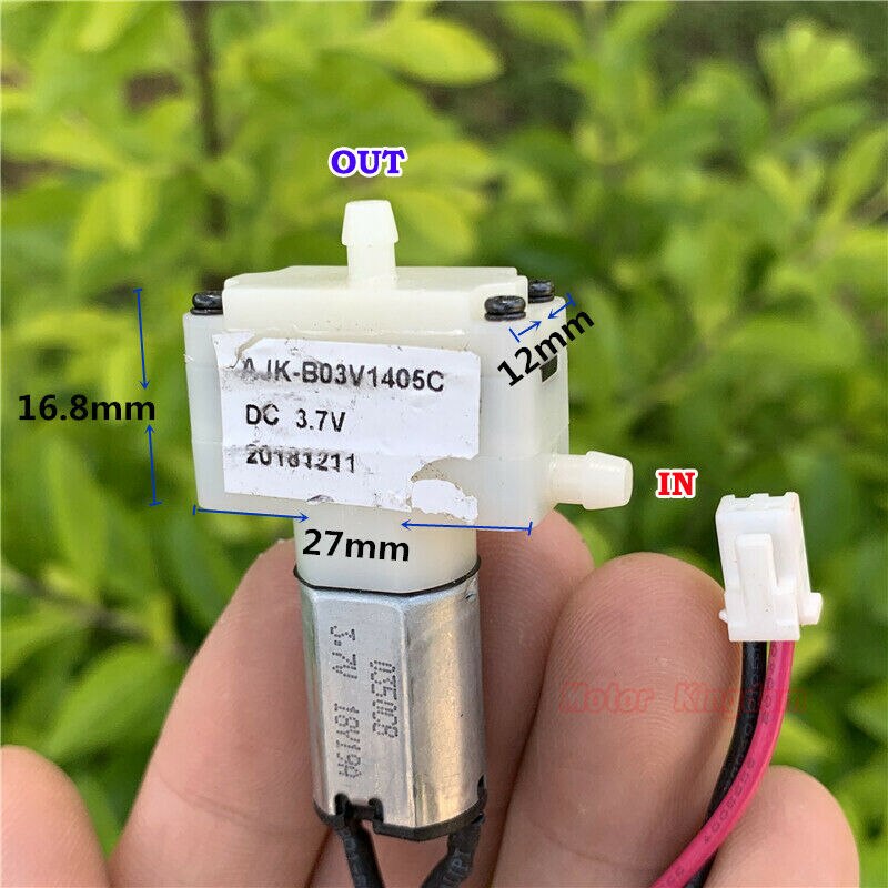 Super lille undertryksluftpumpe , dc 3v 3.7v membr... – Vicedeal