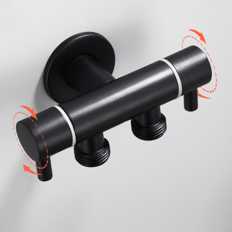 Ellen svart badrum handhållen toalett bidé sprutsa... – Grandado