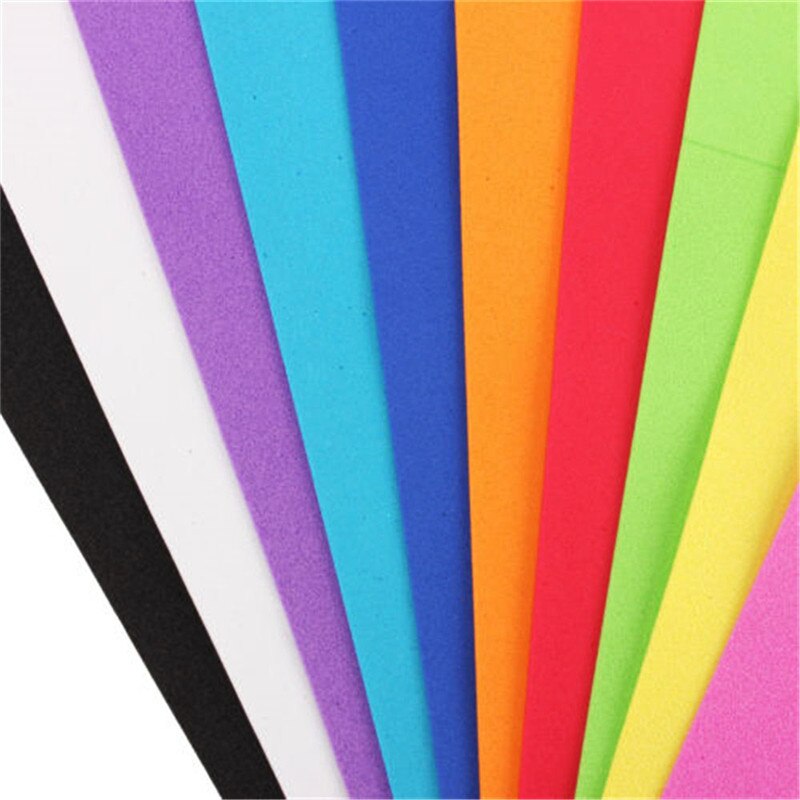 10 Sheets Colored Sponge Foam Paper A4 Thick Funky... – Vicedeal