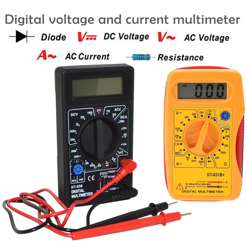 Digitale Multimeter Tester Voltmeter Meten Stroom ... – Vicedeal