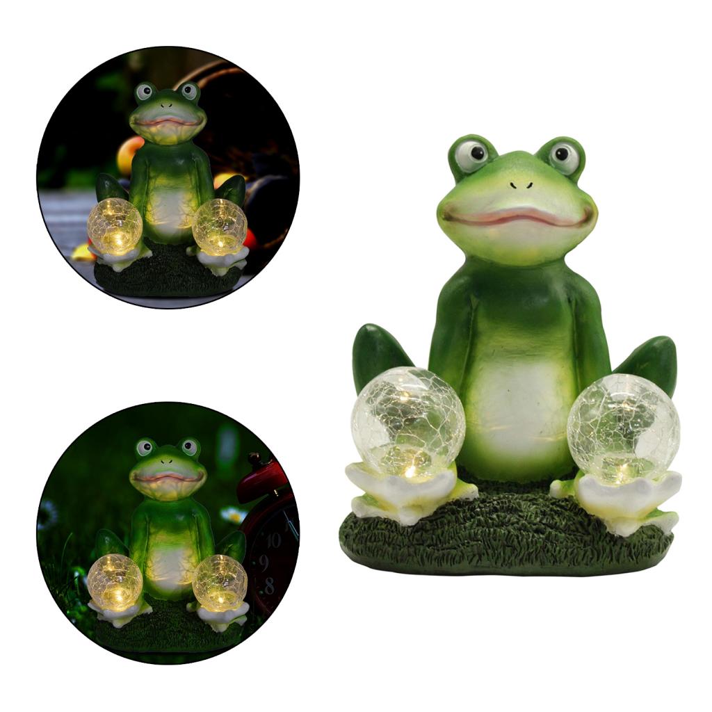 Mini Garden Frog Figurines Resin Fairy Garden Funn... – Vicedeal