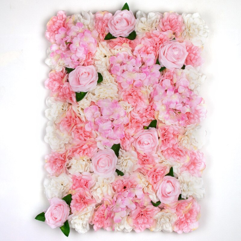 INS flower wall 40x60cm colorful silk rose artific... – Grandado
