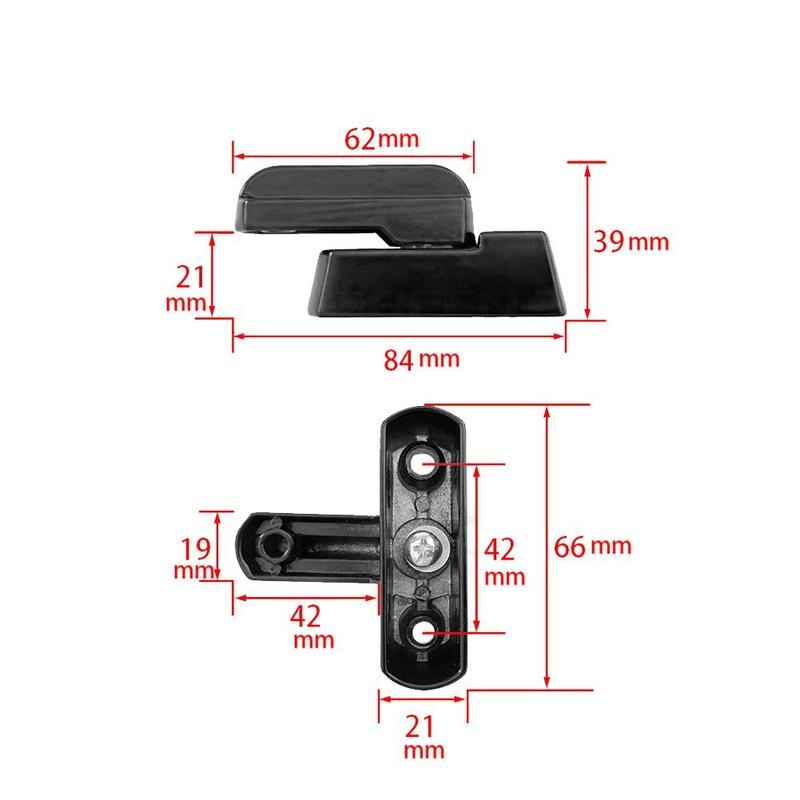 Dinggu plastic steel Aluminium alloy T-lock, steel locks Sash ...