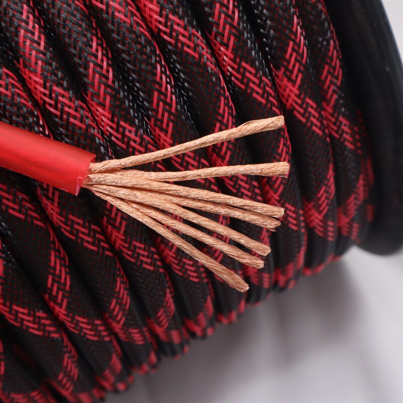 6Ga Zuiver Koper Stroomkabel OFC Geweven Tin Plati... – Grandado