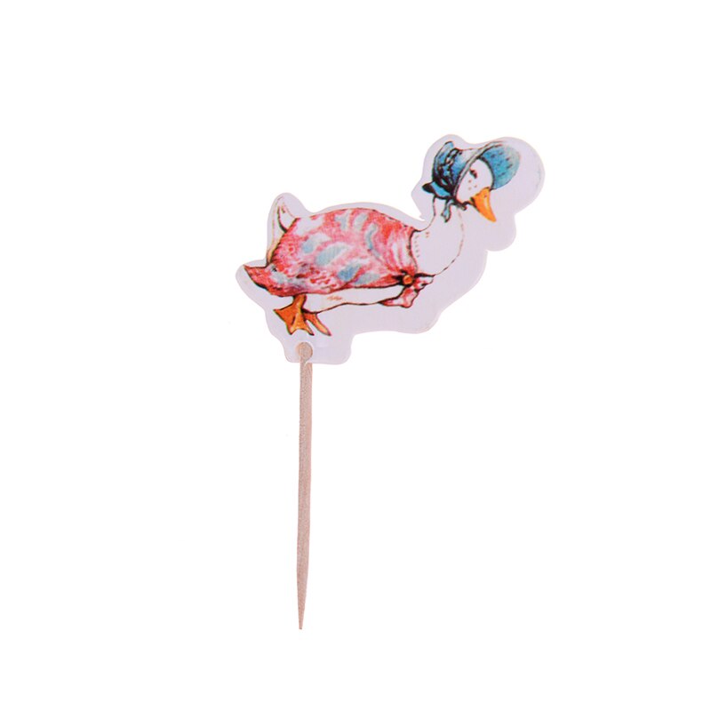 24pcs Rabbit Colored Eggs Duck Cupcake Topper East... – Grandado