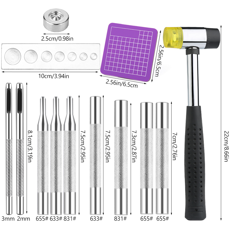 Fenrry Snap Fastener Buttons Installation Tool Kit... – Vicedeal