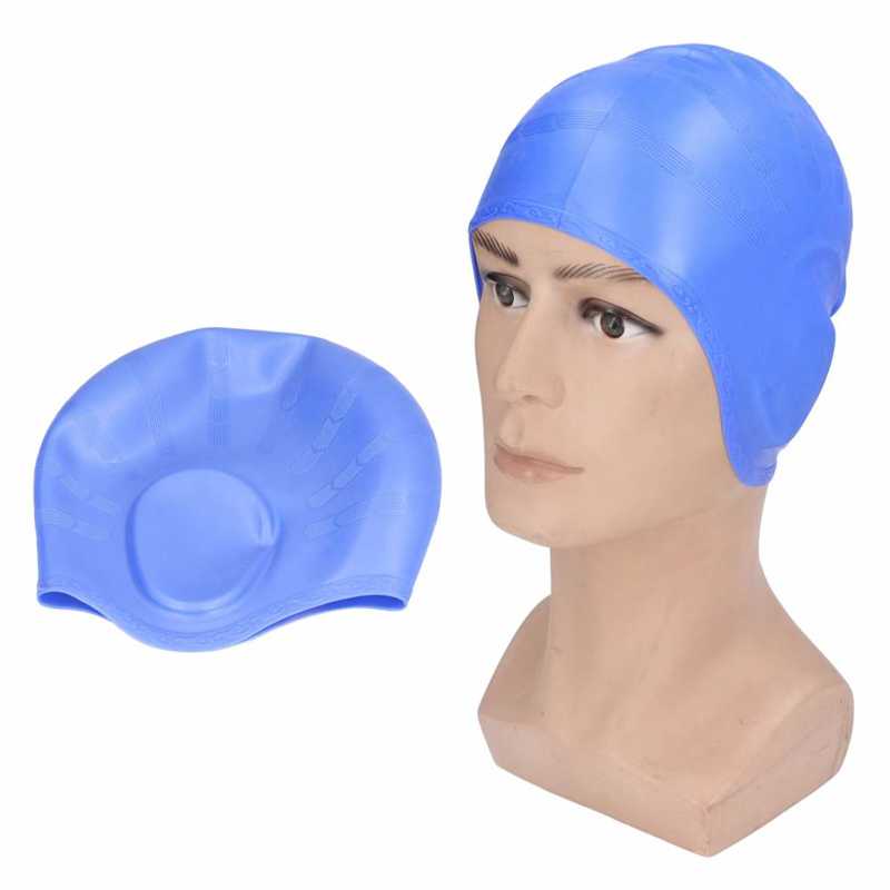 Swimming Hat Blue Swimming Hat Blue Color for Swim... – Grandado