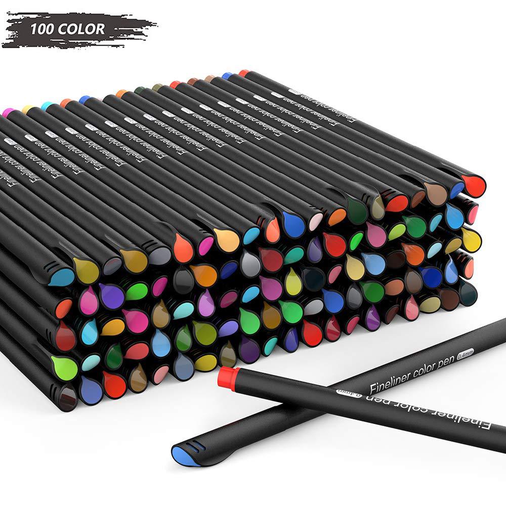 Colored Pens for Journaling Note Taking 100 Vibran... – Grandado