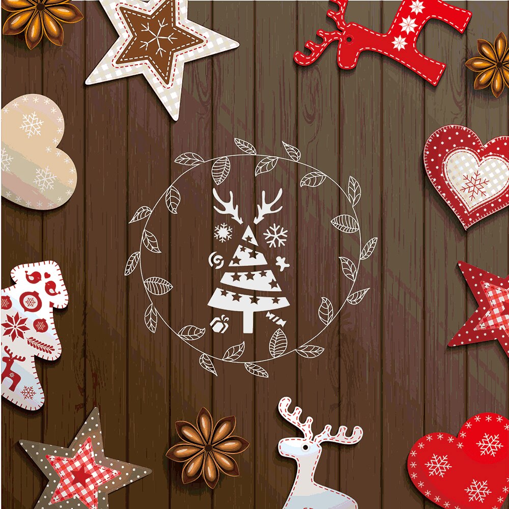 24pcs Christmas DIY Craft Hollow Layering Stencils... – Grandado