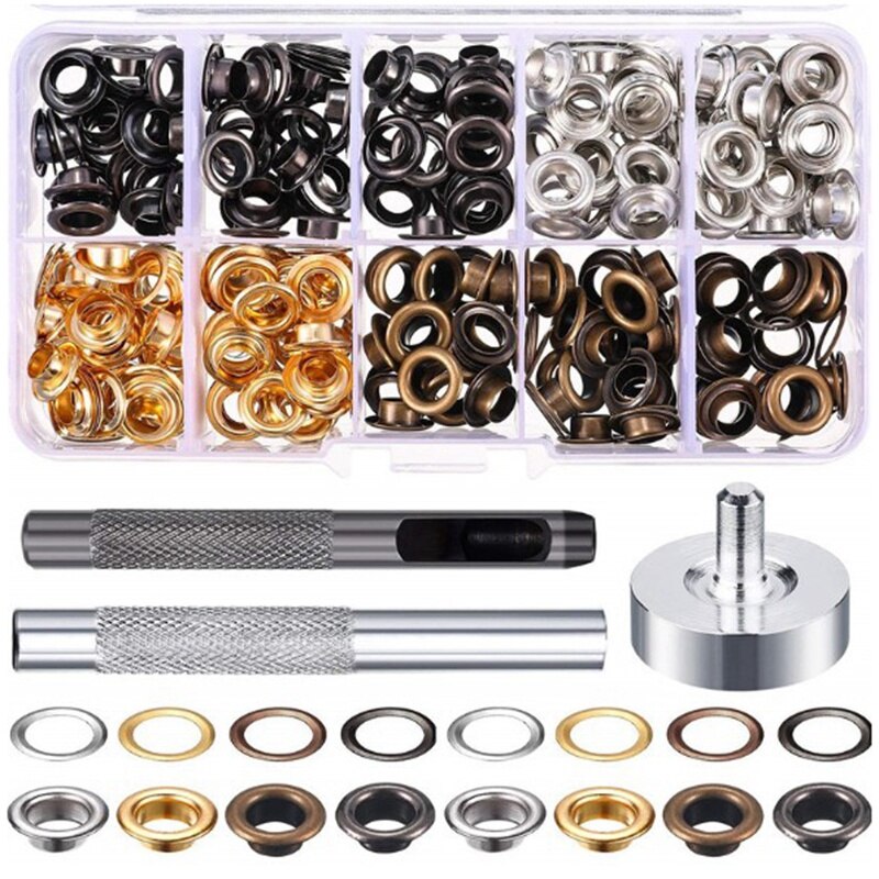 200 Set 6 Mm Metalen Ringetjes Oogjes Kit Met Een ... – Grandado