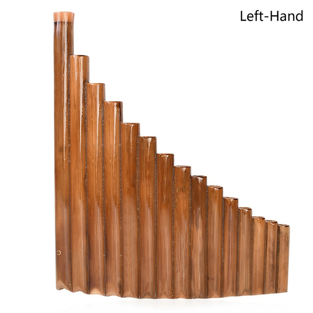 Pan Flute Panpipes 15 Pipes G Key Natural Bamboo F... – Grandado