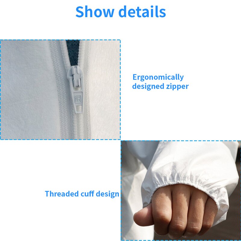Unisex Disposable Protective Coverall Dustproof Ho... – Grandado