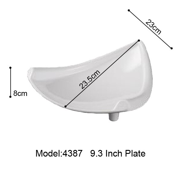 Melamine Dinnerware Dinner Plate Three Angle Shllo... – Vicedeal