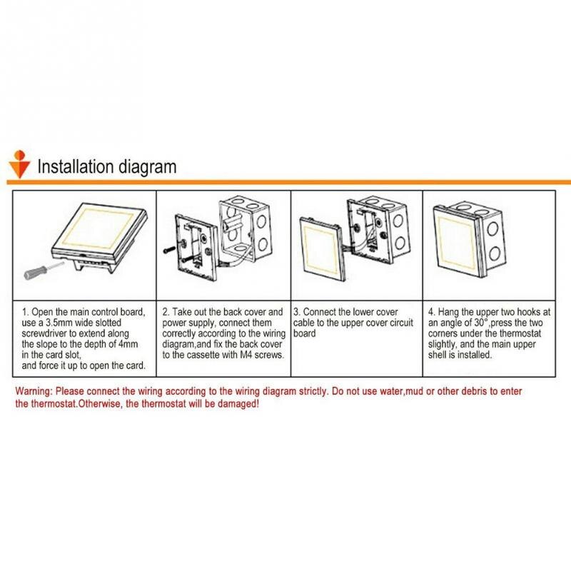 Smart Thermostat School Electric Heating Bedroom L... – Grandado