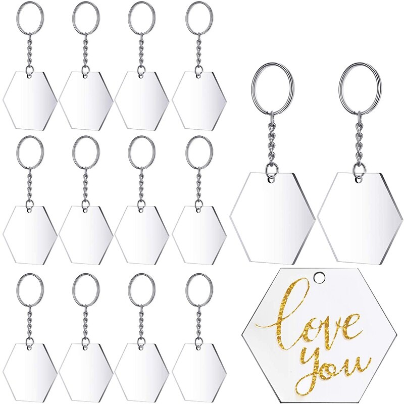 Transparent Acrylic Disc and Key Chain Transparent... – Vicedeal