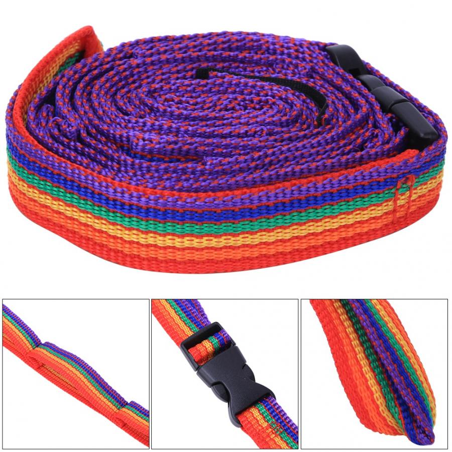 18.6m Adjustable Camping Hanging Rope Colorful Rop... – Vicedeal
