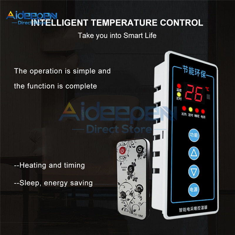 AC 110V-220V 2500W High Power Intelligent Thermost... – Grandado