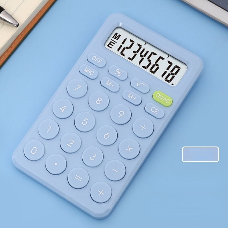 Simple Candy Color Girl Heart Big Screen Calculato... – Grandado