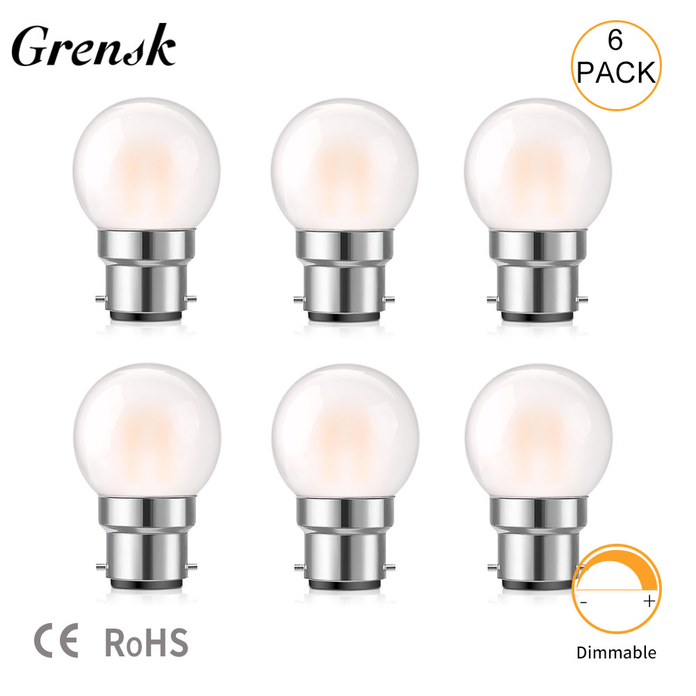 Vintage G40F LED-Glühlampe, B22 Bajonett-Sockel, K... – Vicedeal