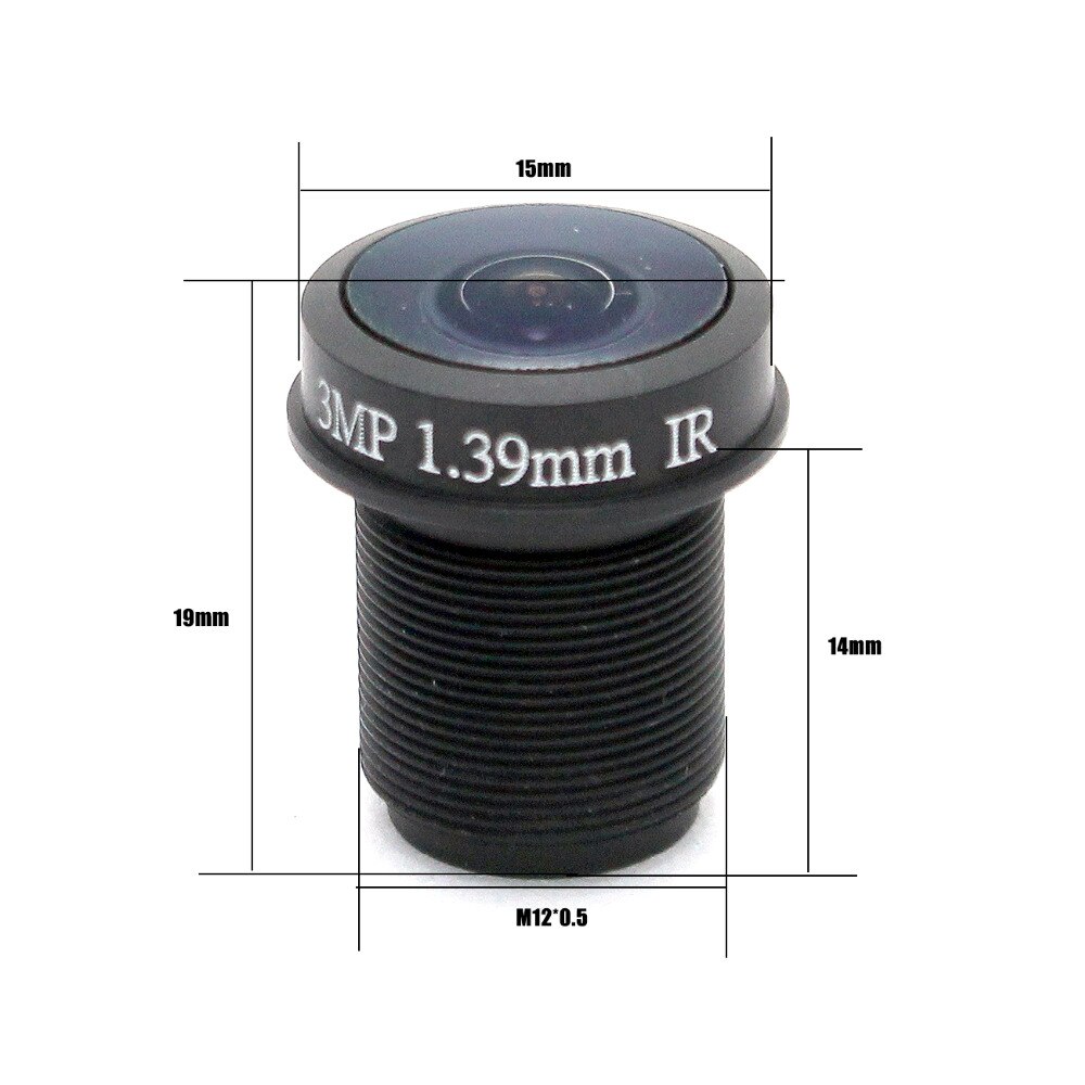 3.0 MegaPixel 1/2.7" 1.39mm Lens Wide-angle 1... – Vicedeal