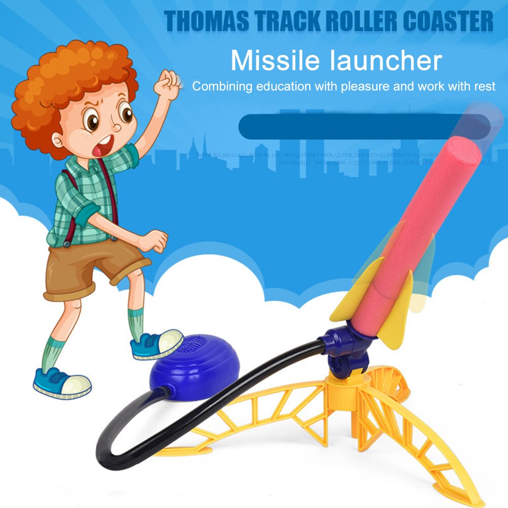 Fun With LED Shoot Off Rocket Launcher Non Toxic S... – Grandado