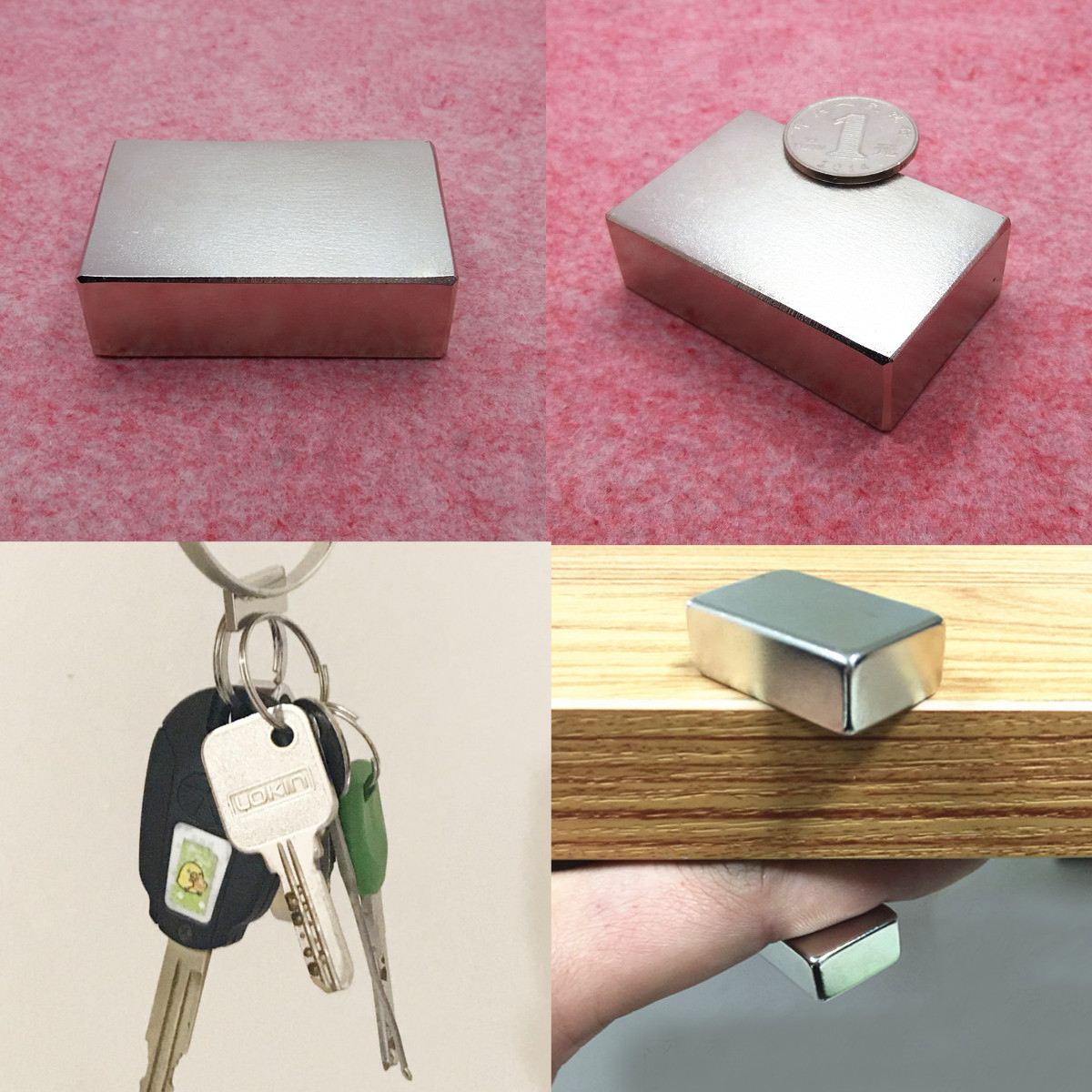 N52 Huge Neodymium Block Magnet 60x40x20mm Super S... – Vicedeal