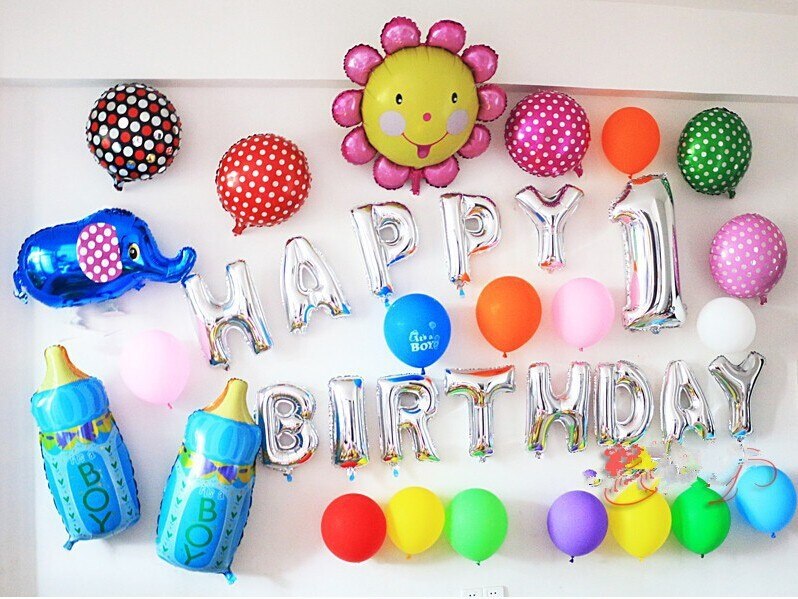 40cm Happy Birthday Letter Balloon Aluminum Foil H... – Grandado