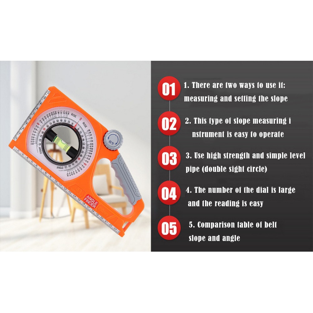 0-130 Degree Slope Measure Instruments Multi-funct... – Grandado