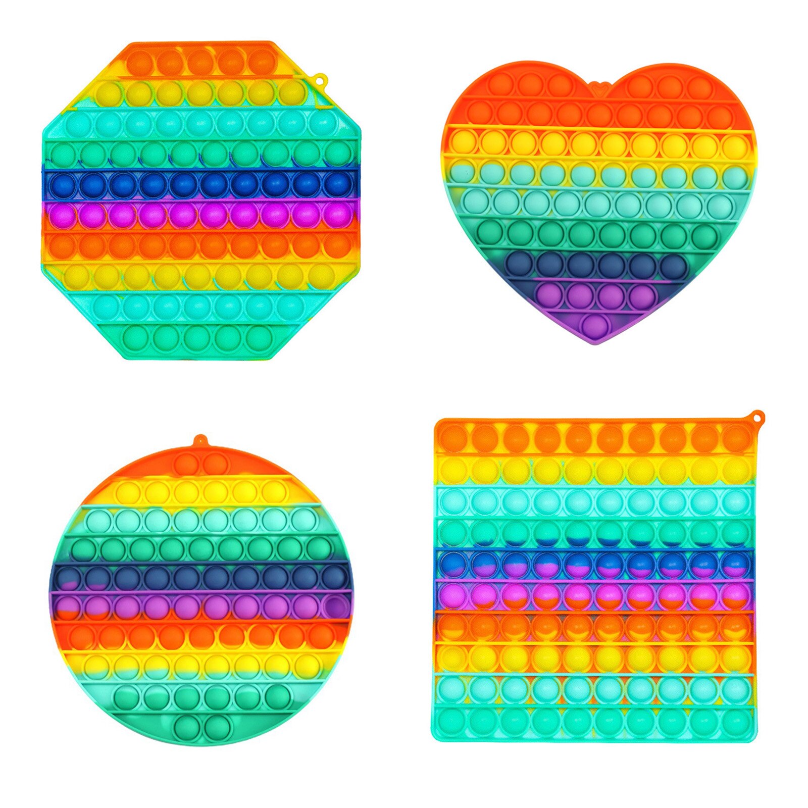 Funny Fidget Toys Simple Dimple Poppit Toy Bubble ... – Vicedeal