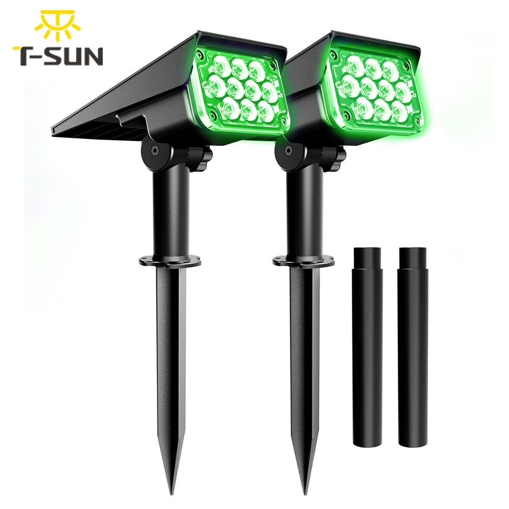 Tsun 2Pack Solar Light Outdoor 3000K/6000K/Rgb/Gro... – Grandado