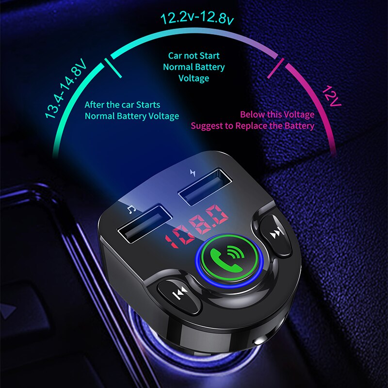 Bluetooth FM Transmitter Car Mp3 Player Wireless F... – Grandado