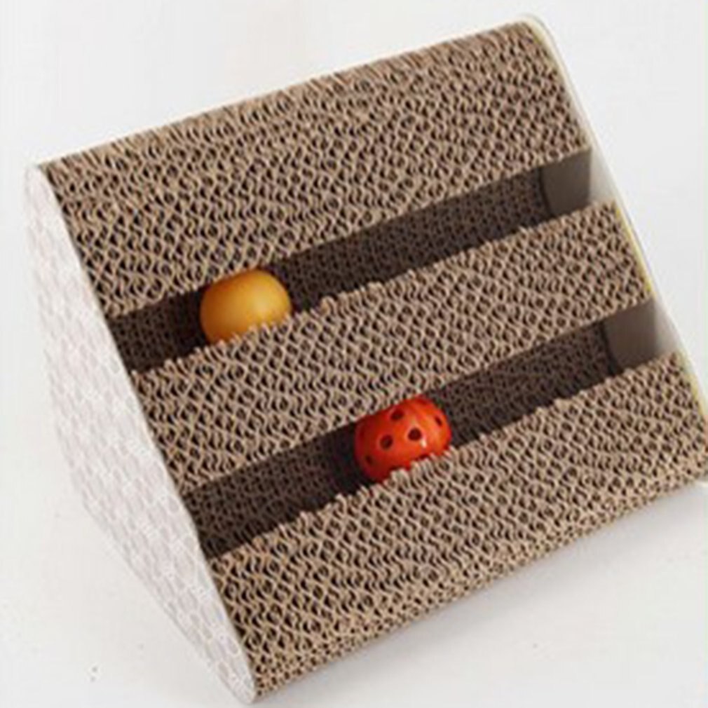 3 Types Pet Cat Scratcher Toy Corrugated Board Cla... – Grandado