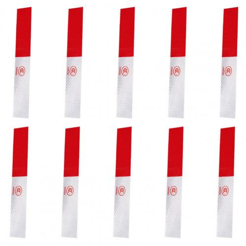 10Pcs Warning Strips Self-adhesive Rectangle Shape... – Grandado