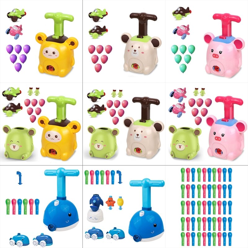 Inertia Balloon Powered Car Toys Inertial Power Ba... – Vicedeal