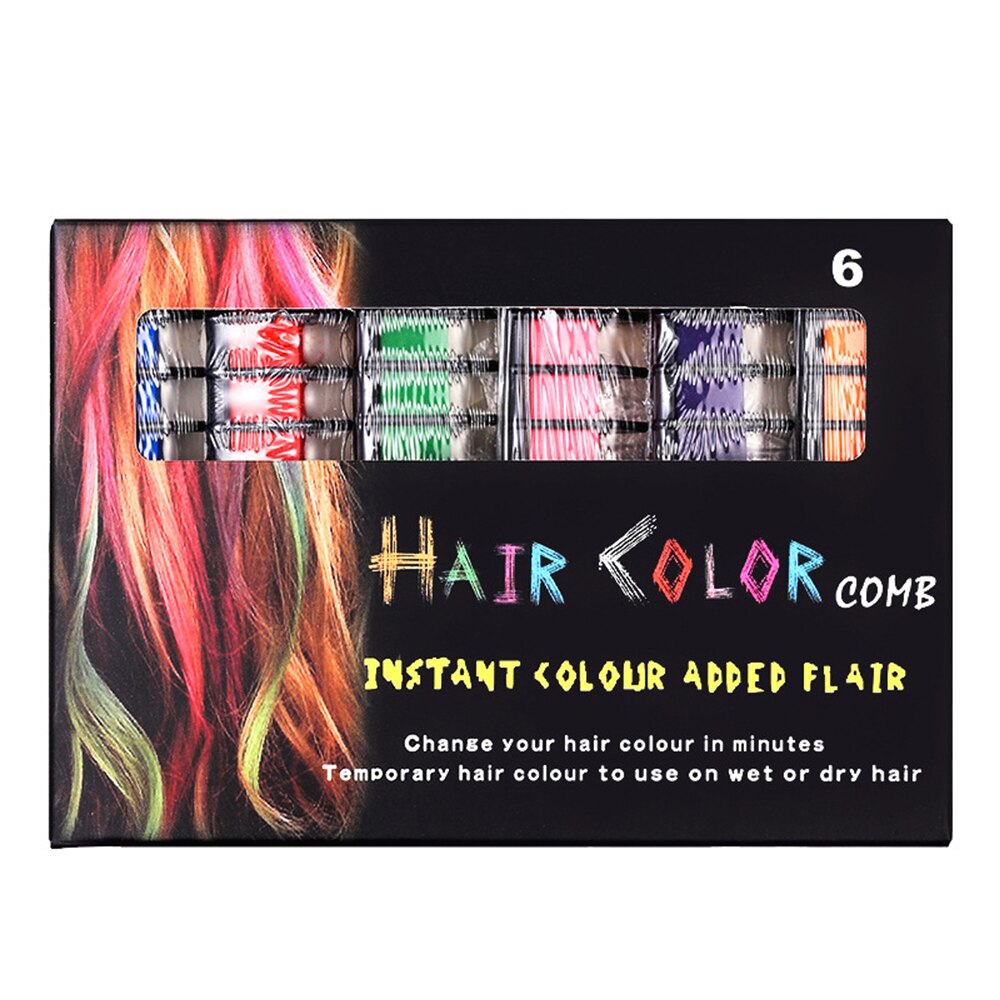 Temporary Pro Hair Dye 6/10 Colors Mini Hair Chalk... – Grandado