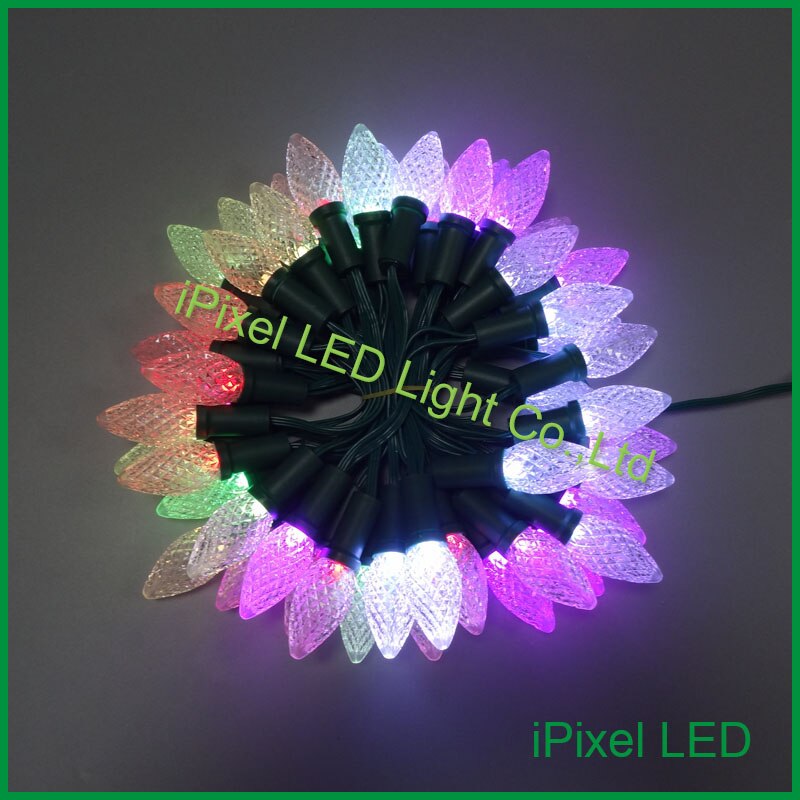 Multi-color C7 led christmas string pixel lights o... – Vicedeal