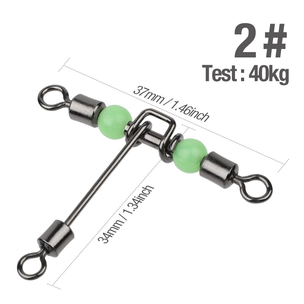 DONQL 5Pcs/20Pcs/Lot T-shape 3 Way Fishing Connect... – Grandado