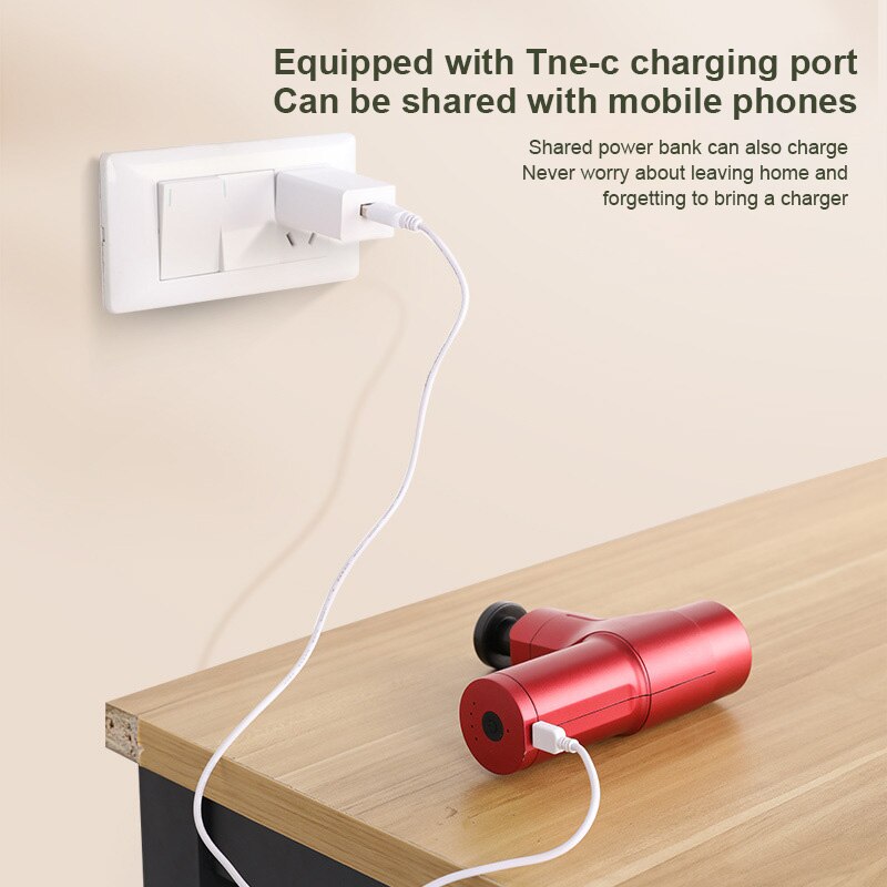 Mini Spierverslapper Massage Gun Verlichten Body P... – Grandado