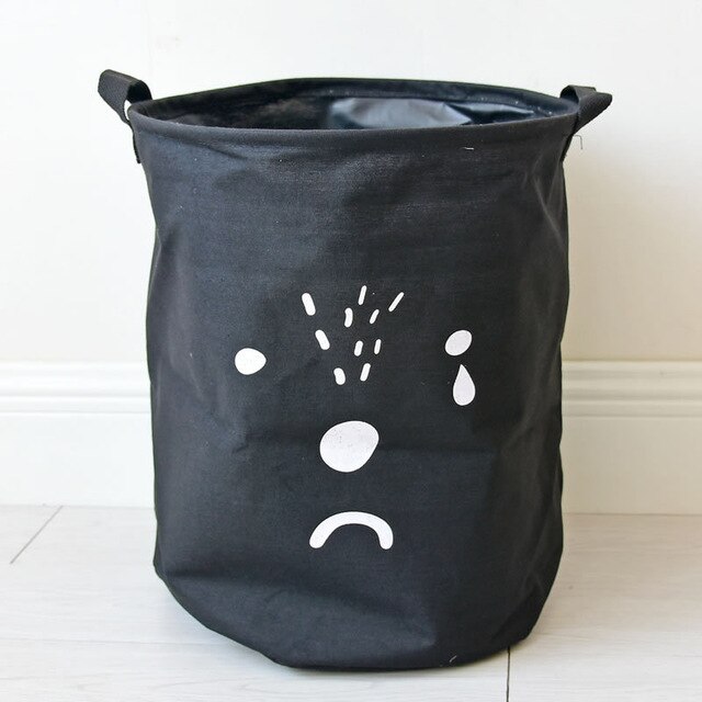 Handheld Large Laundry Basket Hamper Bag Cartoon L... – Vicedeal