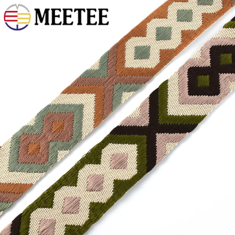 Meetee 2M 50Mm 2Mm Dik Polyester Jacquard Webbing ... – Vicedeal