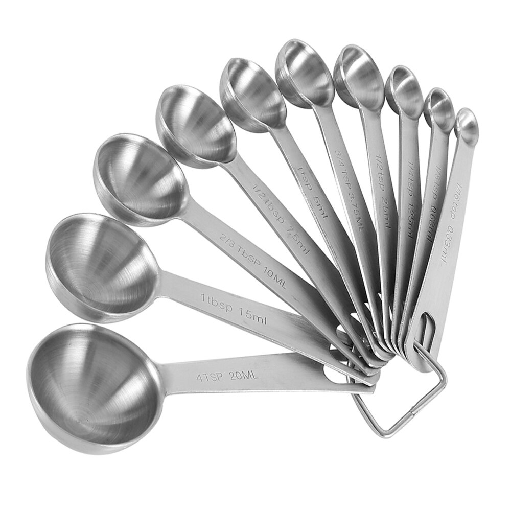 10pcs Measuring Spoon Stainless Steel Measuring La... – Grandado