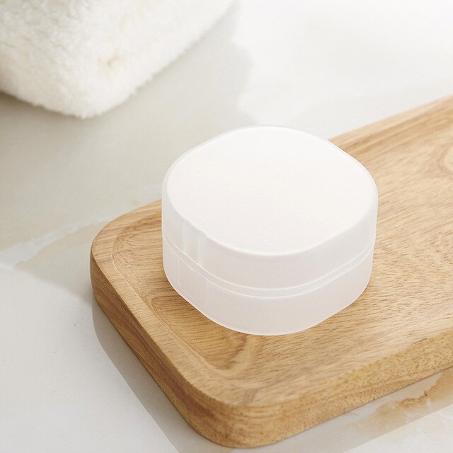 Zeepkist Ronde Transparante Plastic Spons Zeep Hou... – Grandado