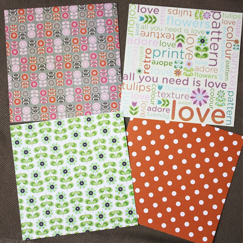 24 sheets 6"X6" Spring patterned paper Pad Scrapbo... – Grandado