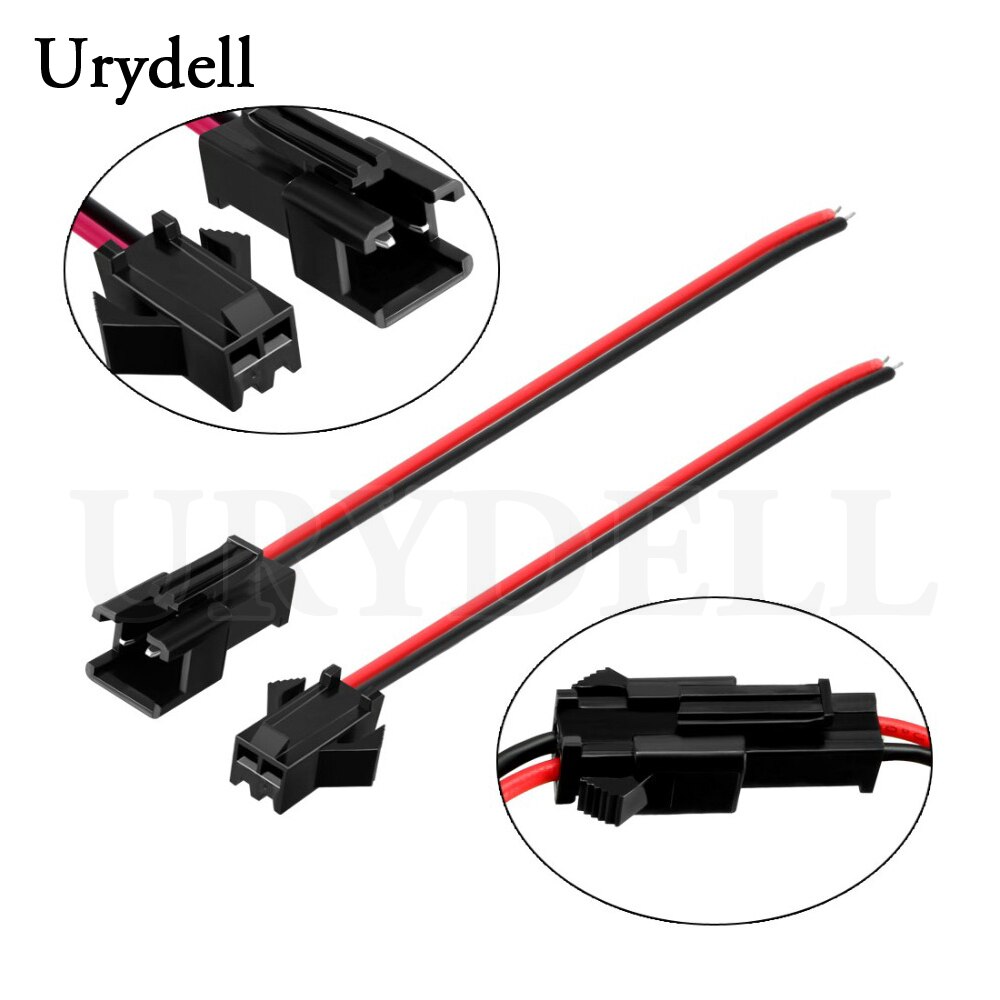 10cm långa jst sm 2 stift plug hane till hona trå... – Grandado