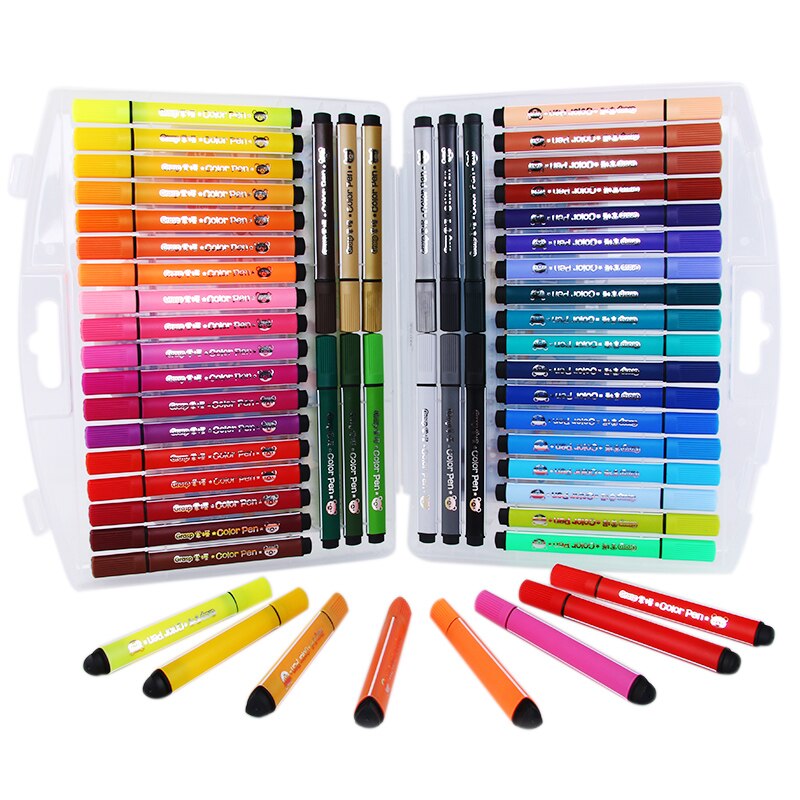 48 Colors Watercolor Pen Kit Art Marker Drawing Pe... – Grandado